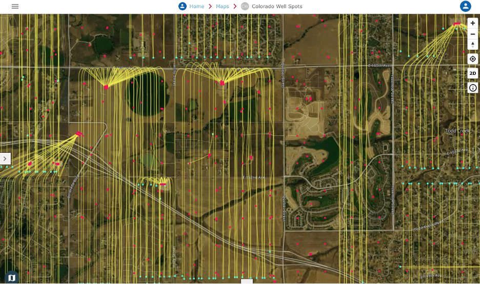 Bintel Maps Series - Colorado Oil Visualized